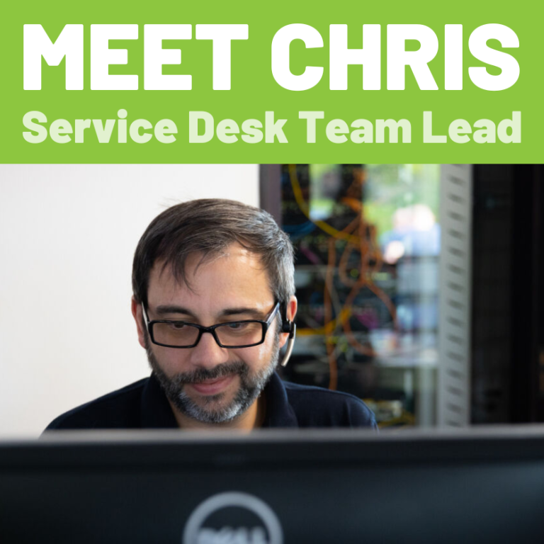 Our Team - Meet Chris, Service Desk Team Leader - Delt Shared Services