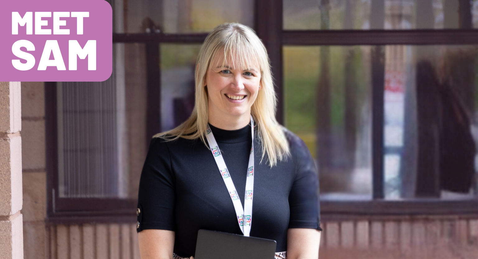 Our Team - Meet Sam, Our Marketing and Communications Manager - Delt Shared Services